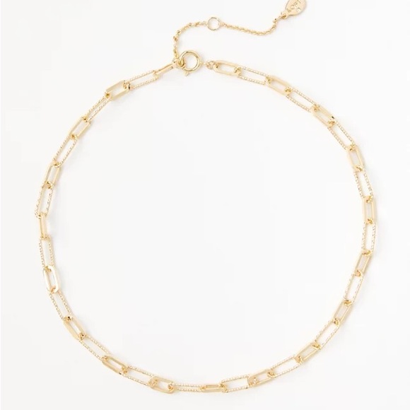 LOFT | Jewelry | Nwt Loft Textured Chain Link Necklace | Poshmark